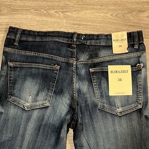 Blue Cult | Jeans | Blue Cult Slim Straight Distressed Jeans | Poshmark